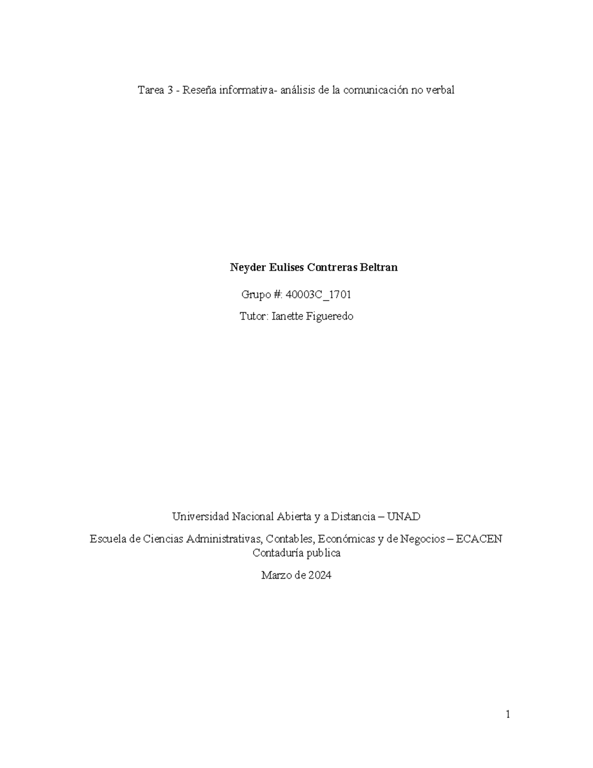 Reseña Contreras Beltran Neyder Eulises 40003 C 1701 - Tarea 3 - Reseña ...