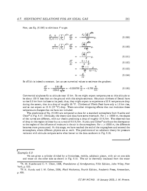 Thermodynamics Lecture 14 - 336 CHAPTER 8. CYCLES ####### Now, the net power is the sum of the ...
