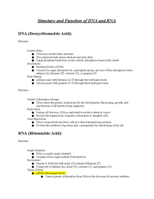 RNA Processing - RNA Processing: Overview: After transcription, eukaryotic RNA undergoes - Studocu