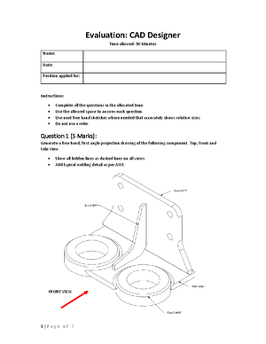 Learner guide Engineering Drawing 2 2022 - STUDY GUIDE Faculty Faculty ...