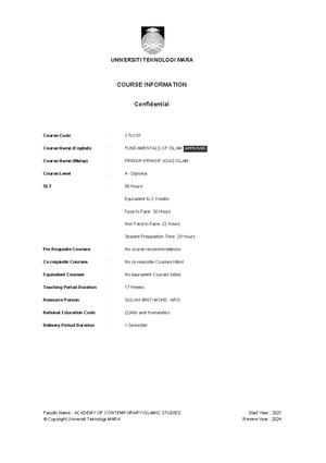 Surat Jemputan KP - Diploma in Computer Science - UiTM - Studocu