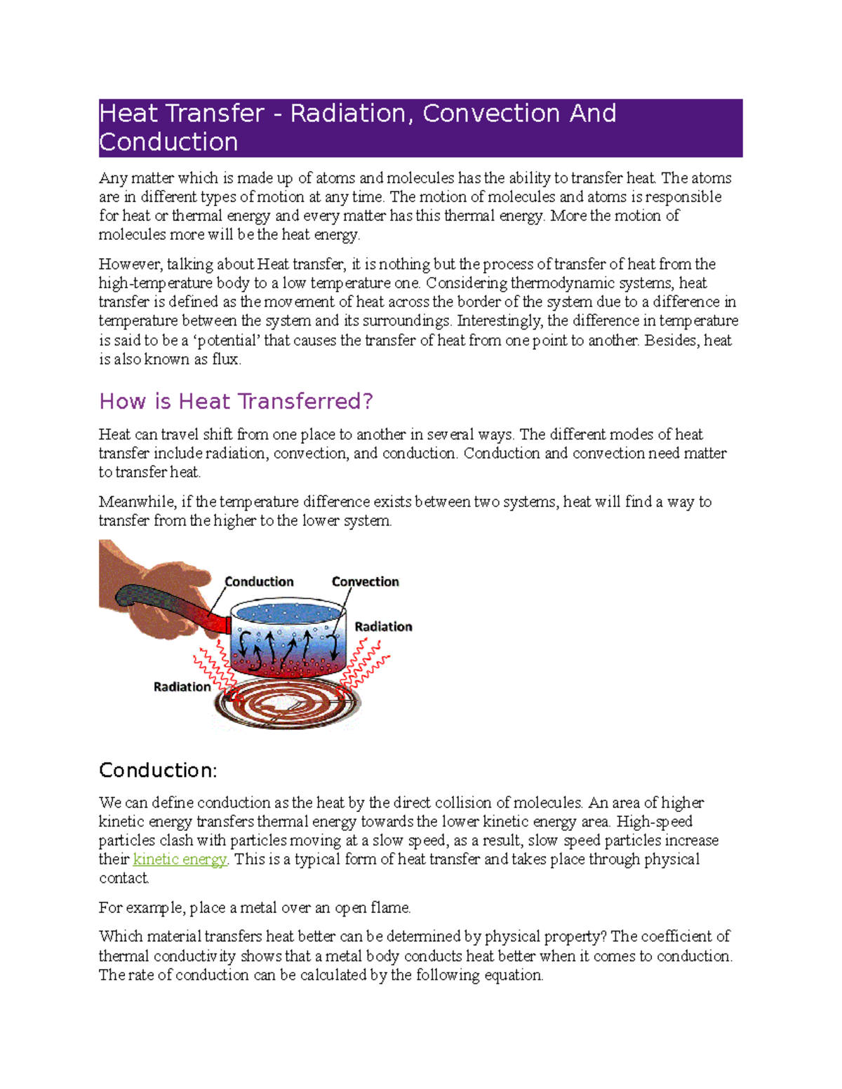 Heat Transfer - I'll really appreciate much. - Heat Transfer ...
