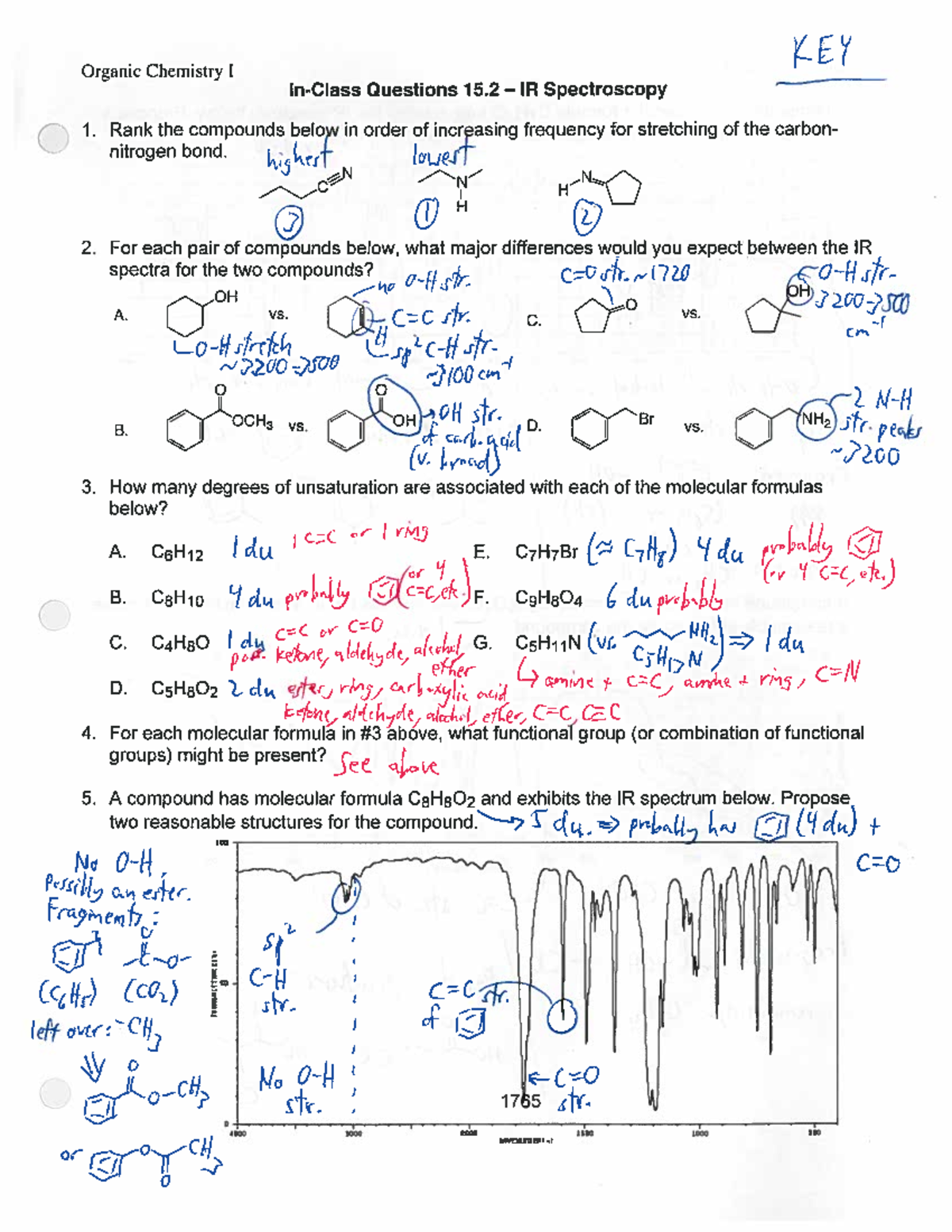 ICQs 12 - Organic Chemistry Fall 2018 Book: L.G. Wade and J. W. Simek ...