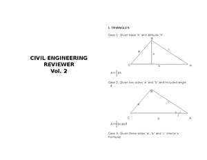 Volume 1 - Lecture with sample problems. - CIVIL ENGINEERING REVIEWER ...