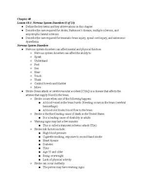 CNA Notes - Summaries and bullet points of every chapter in The Nursing ...