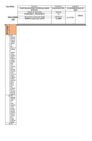 DLL- General Mathematics Q1 WEEK 3 - Daily Lesson Log Teacher: JOEMARD ...