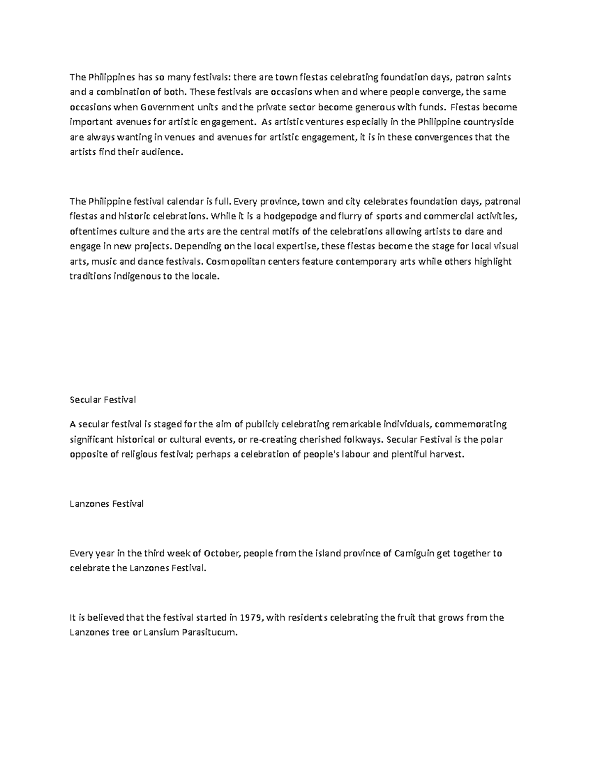 Secular Dance in the Philippines - The Philippines has so many ...