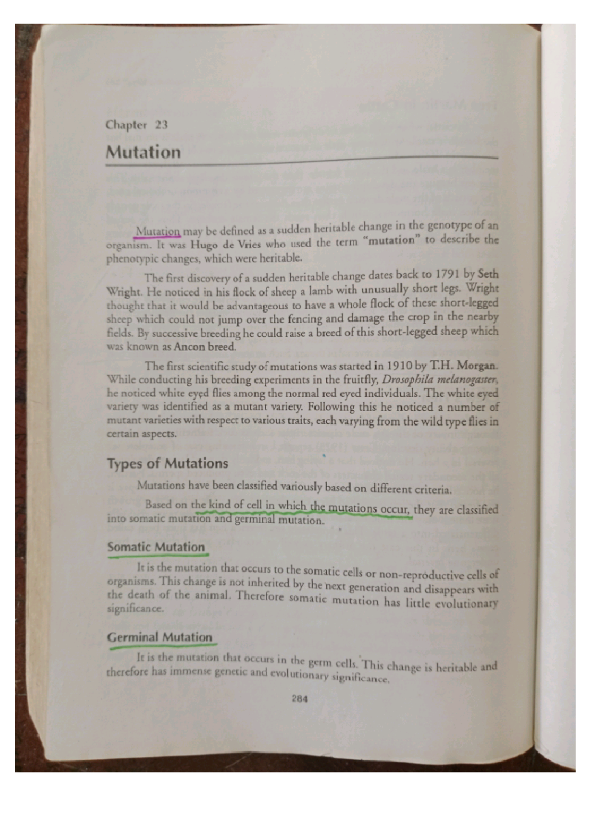 Mutation - molecular biology - General microbiology - Studocu