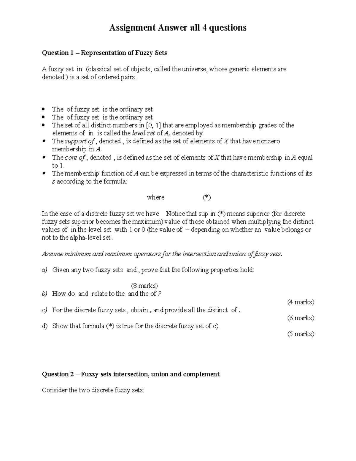 6314067 1956382444 3321673987575 - Assignment Answer all 4 questions ...