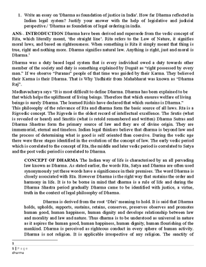 Judicial process llm notes - LL. (Regular) Semester-IV [COMPULSORY ...