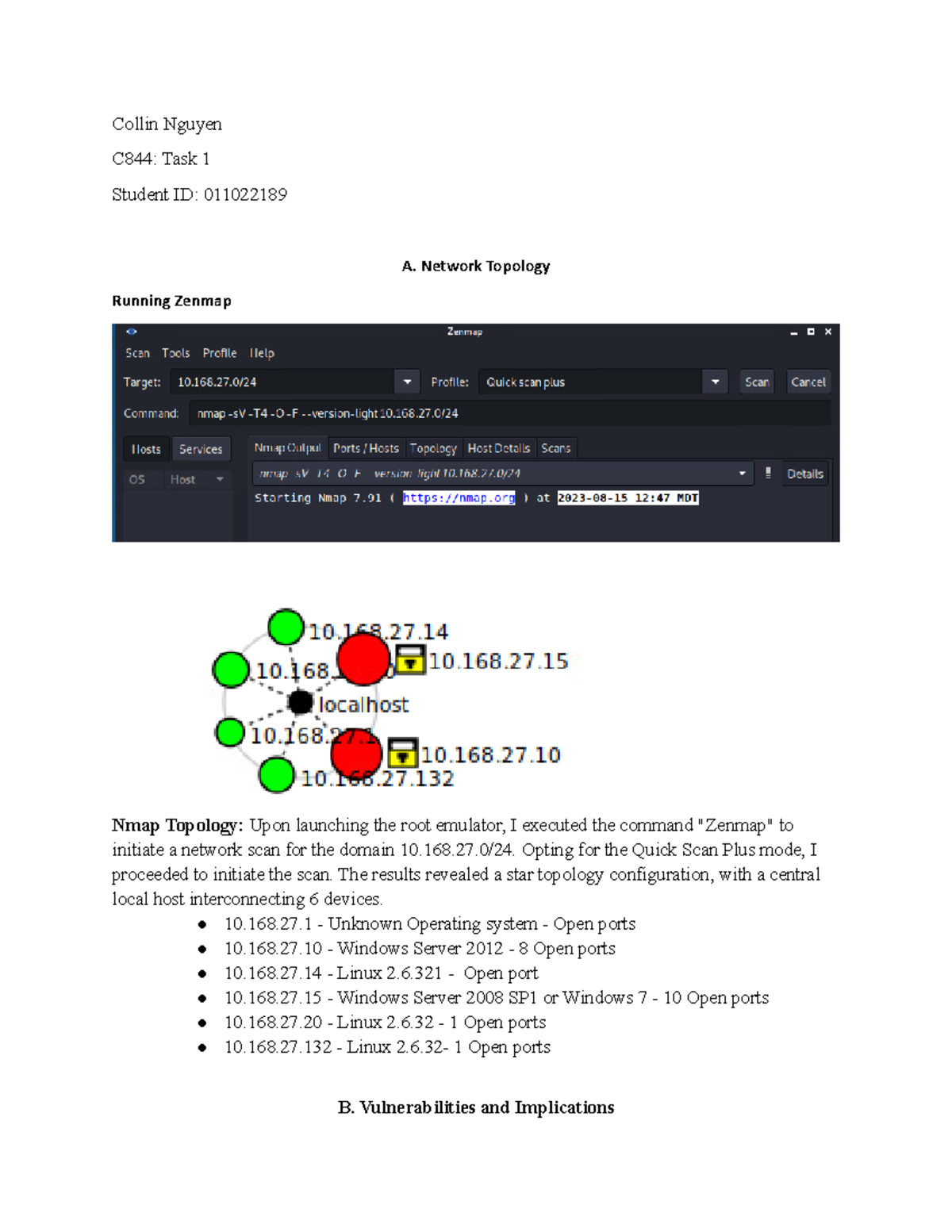 C844 Task 1 - n/a - Collin Nguyen C844: Task 1 Student ID: 011022189 A ...