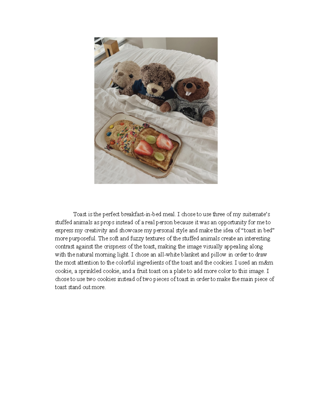 Final food photography assignment - Toast is the perfect breakfast-in ...