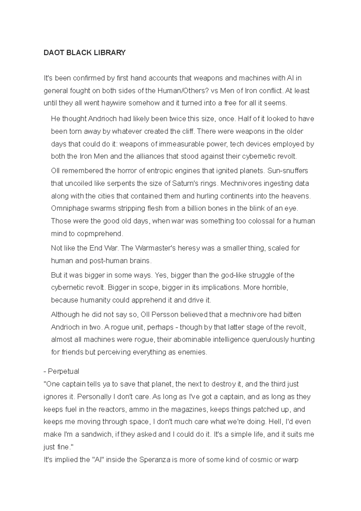 DAOT Black Library - DAOT BLACK LIBRARY It's been confirmed by first ...