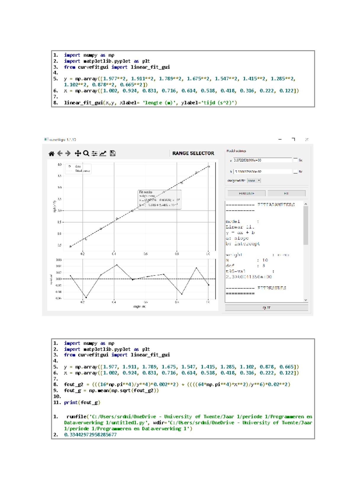 Code voor experiment 04 goede - import numpy as np import matplotlib as ...