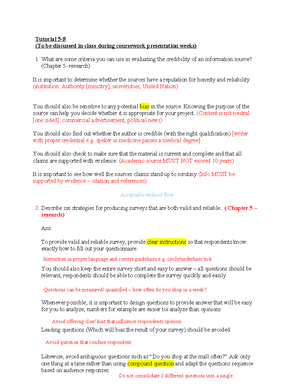 Tutorial 1 - TUTORIAL 1 1) Communication is the process of A ...