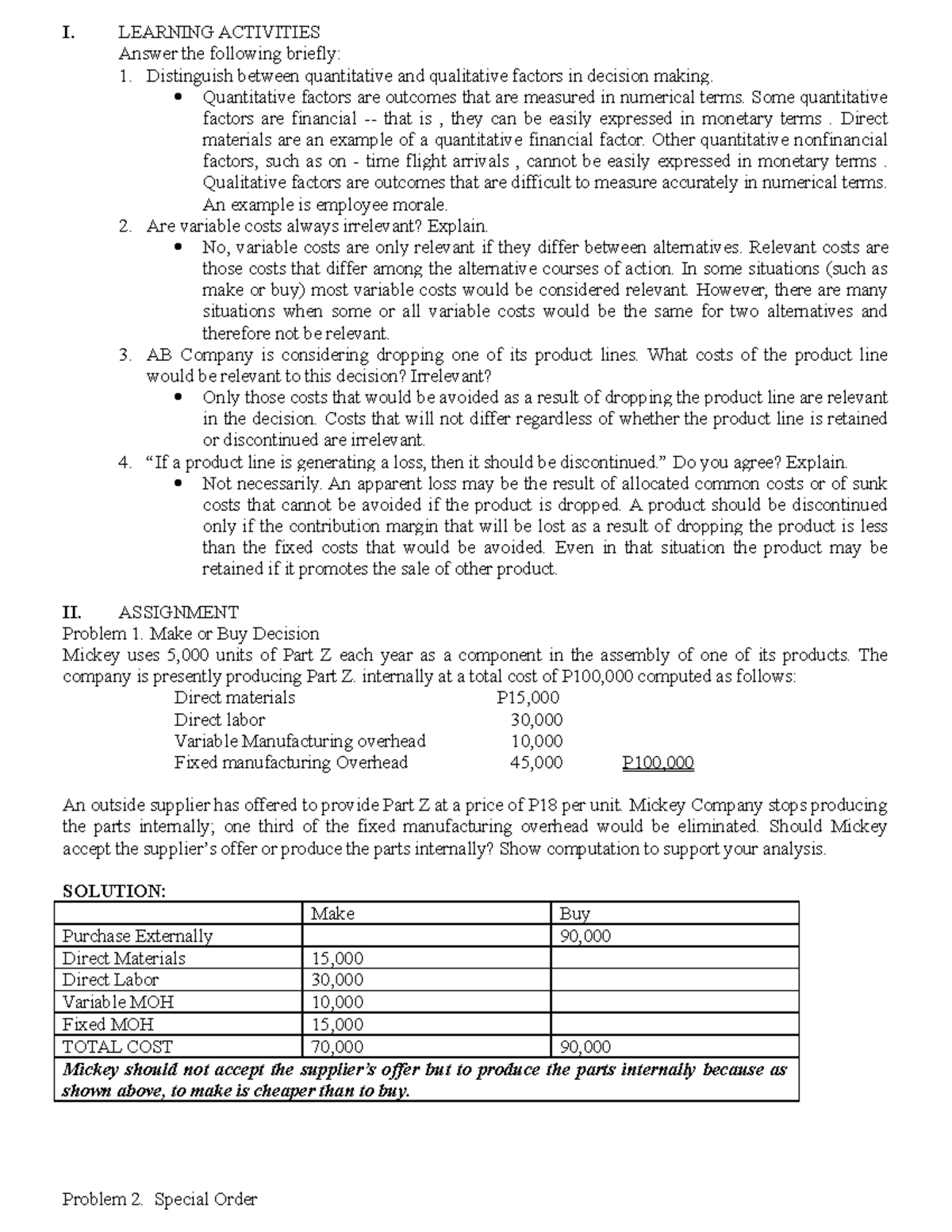 Acctg Module 7 - FINANCIAL ANALYSIS AND PROBLEM SOLVING - I. LEARNING ...