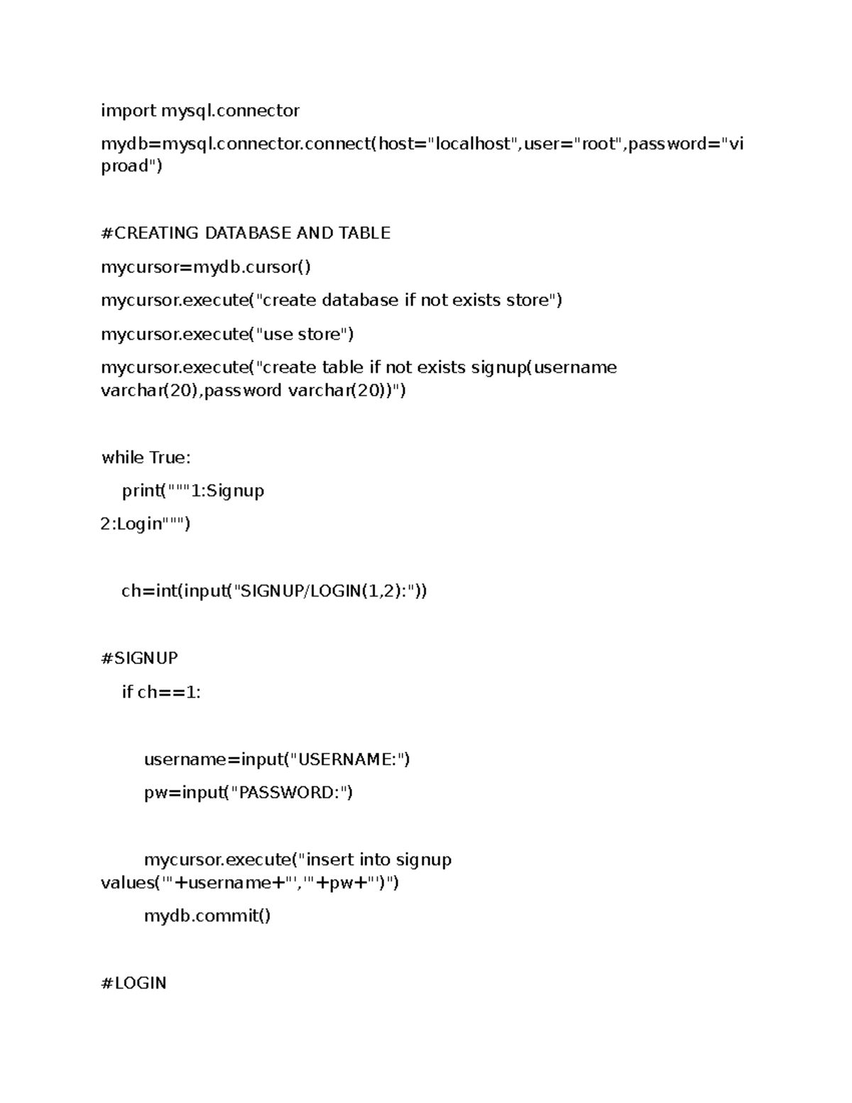 Document - It's useful - import mysql - Studocu