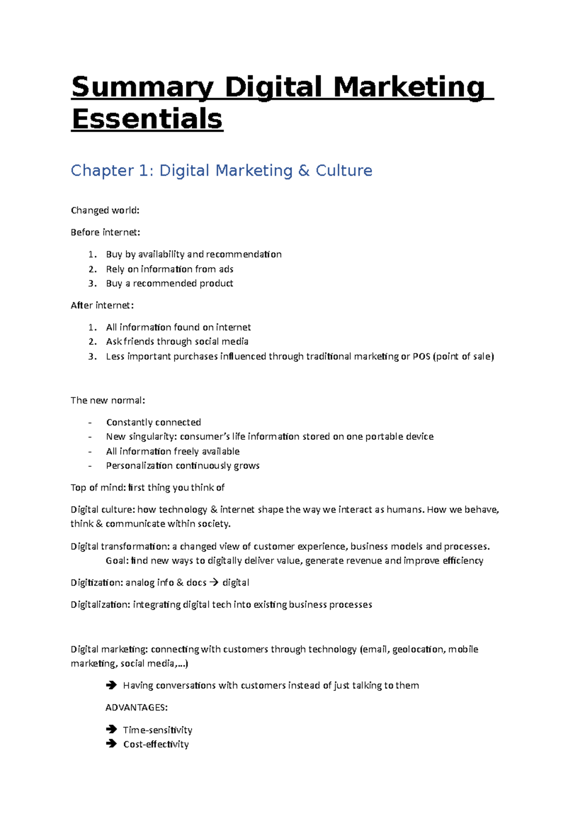 Summary Digital Marketing Essentials - Summary Digital Marketing ...