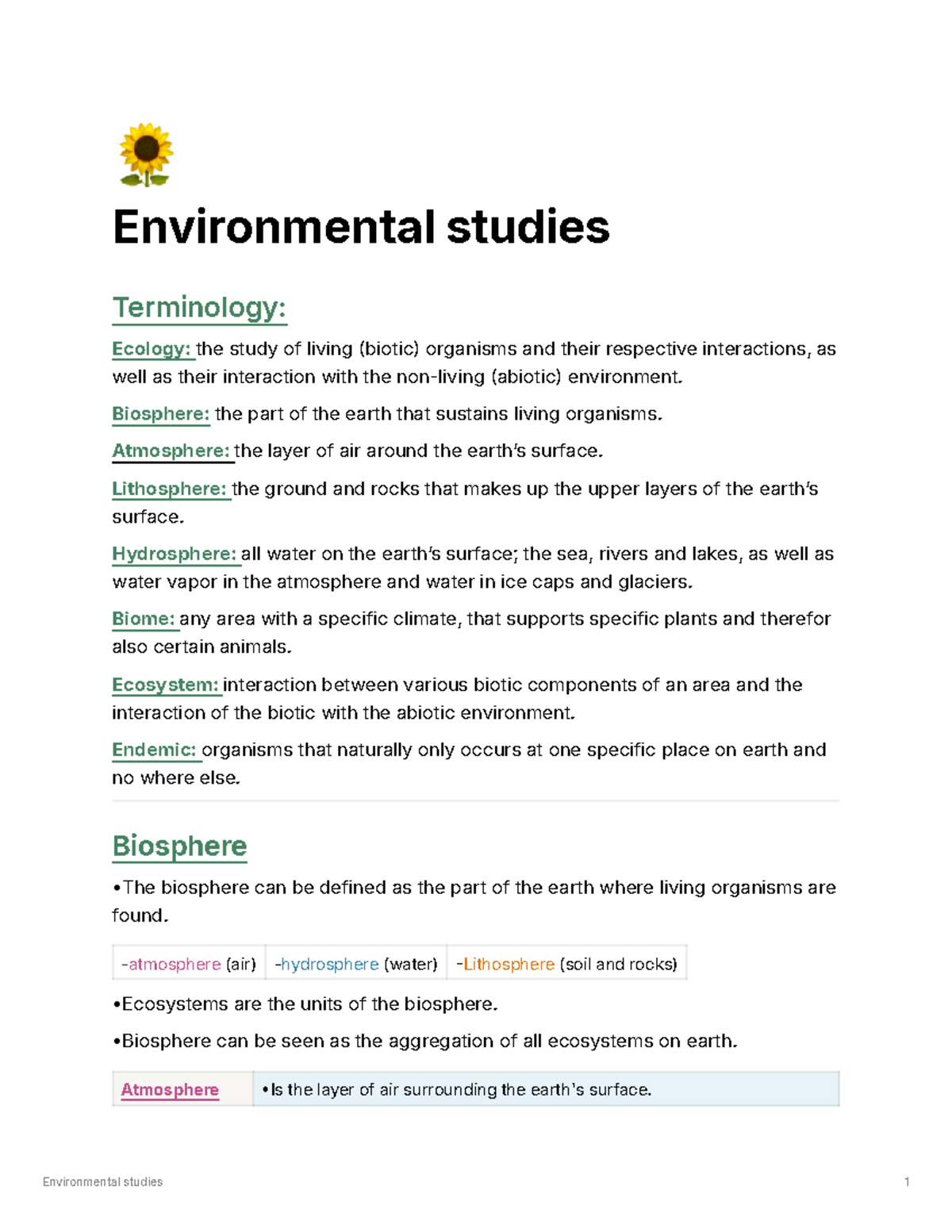 2f4d26de-964f-467a-ba70-a95e466b6ec6 Environmental studies - 🌻 ...