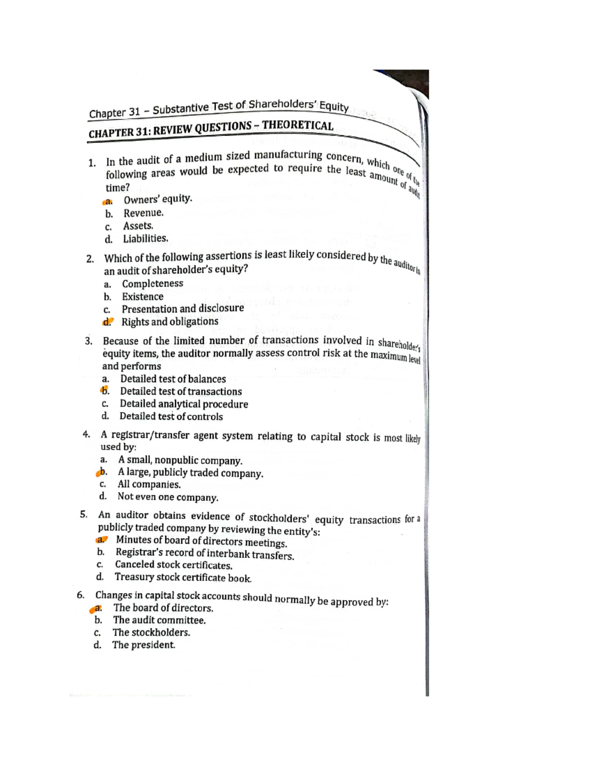 01 Midterms Problem 32- Theory and Computation - Auditing and Assurance ...