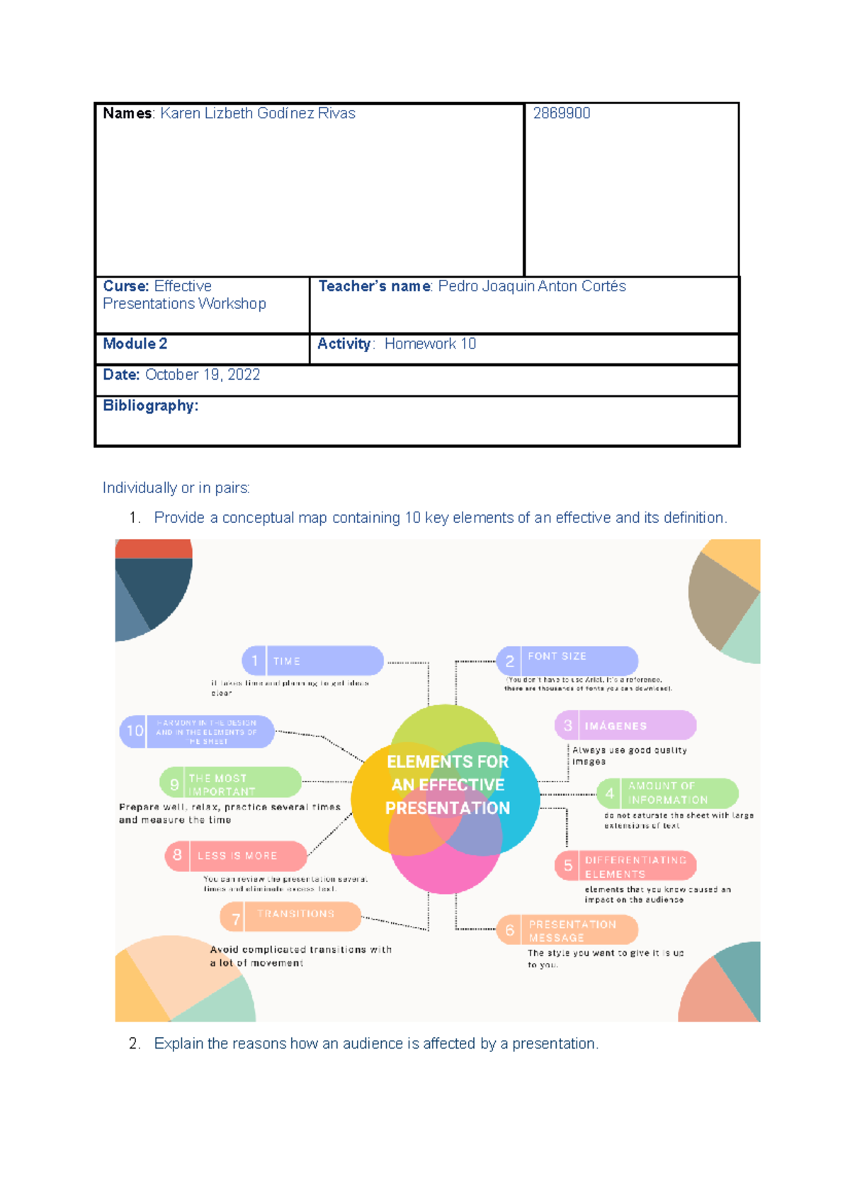 Activity 10 - Names: Karen Lizbeth Godínez Rivas 2869900 Curse ...