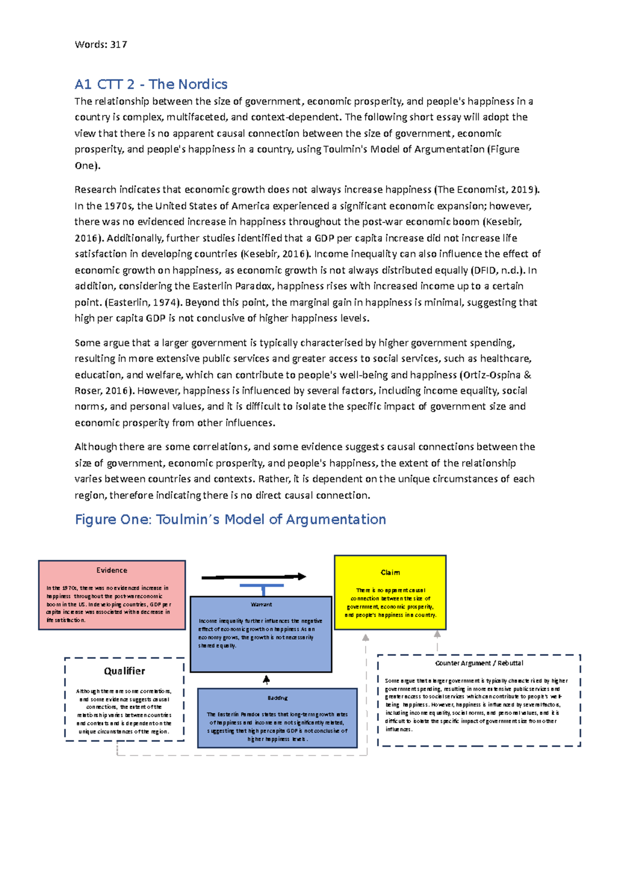 A1 CTT 2 - CCT02 - Words: 317 A1 CTT 2 - The Nordics The relationship ...