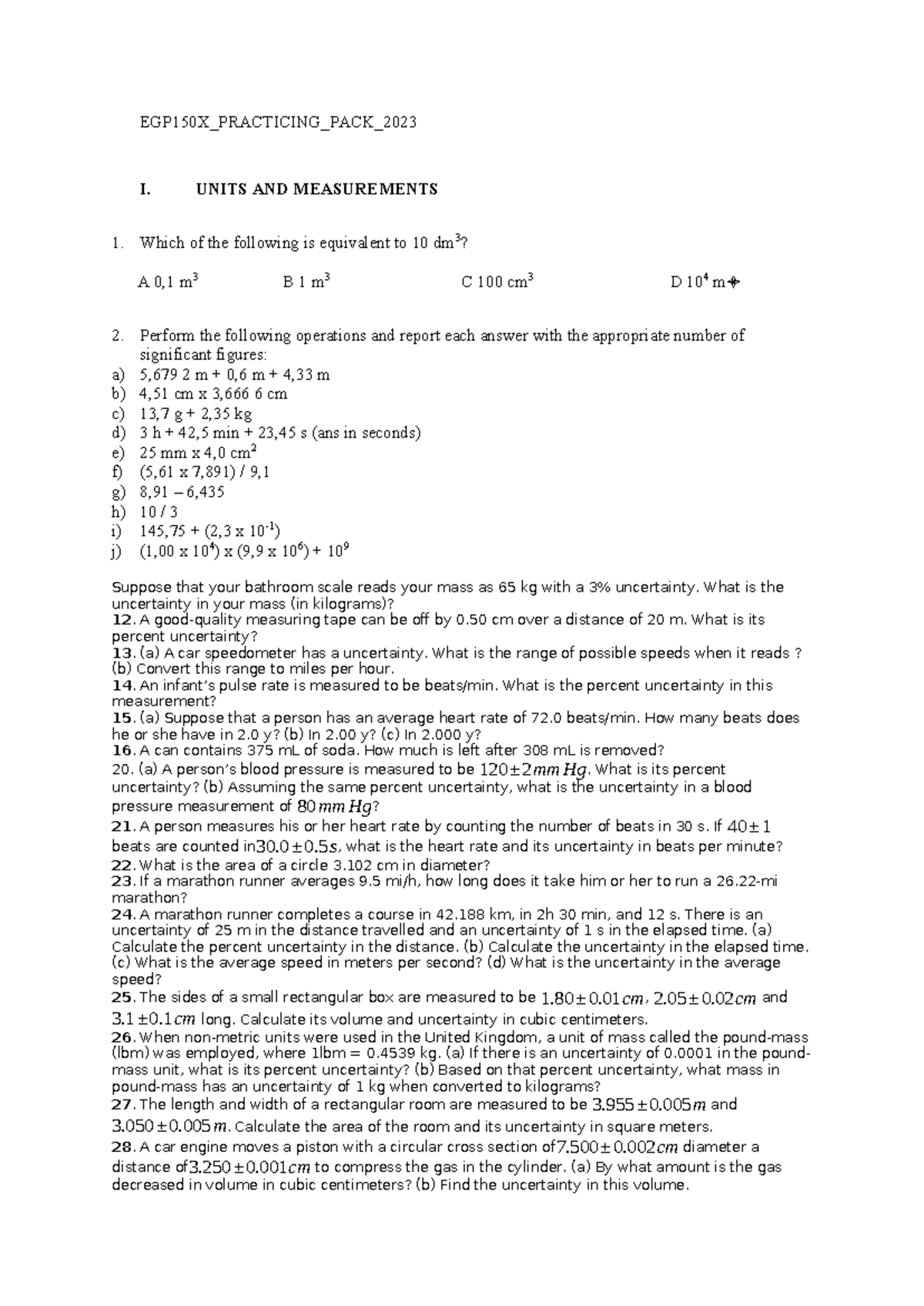 PSC150X 1st Term Practicing Pack 2024 - EGP150X_PRACTICING_PACK_ I ...