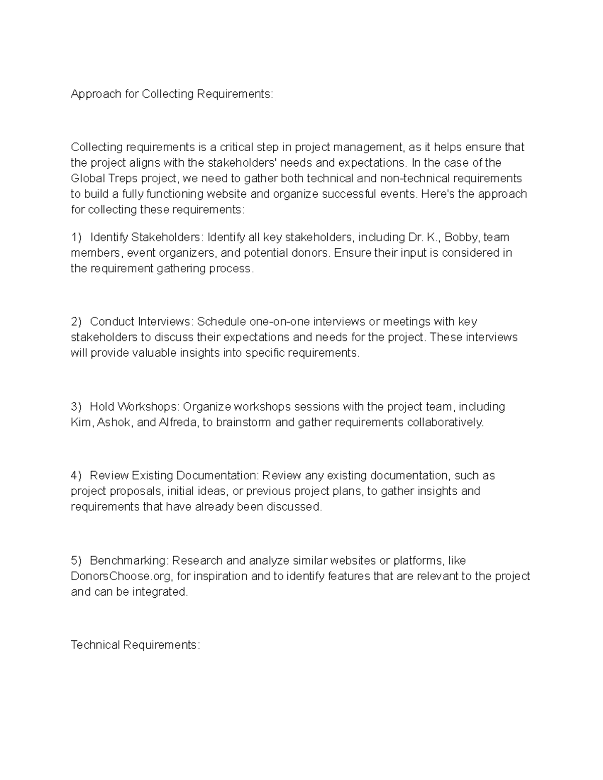 Running Case 5 Task 1 202410 Information Tech Proj Mgmt CTS-1142C-12875 - Approach for ...