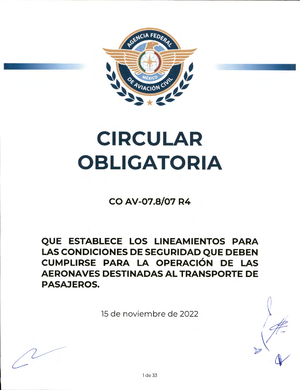 PROY NOM 028-SCT3-2000 PLAN DE Vuelo - DOF: 29/09/ PROYECTO de Norma ...