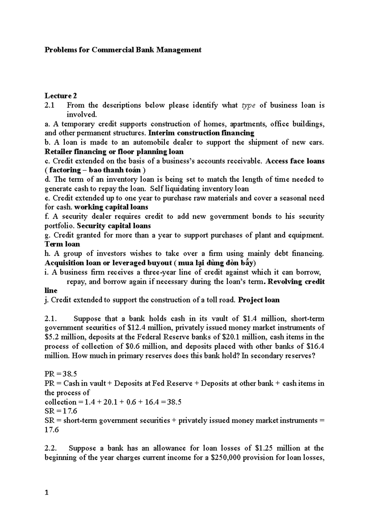 21 Problems for CB new - the result is unpredictable - Problems for ...