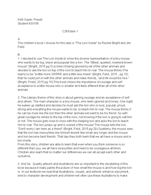 C732 task 2 writing - task / lesson plan - DDP1+2: Elementary Reading ...