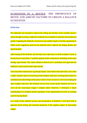 Ecosystem in a jar - Abstract – In this study, we explored the dynamics ...
