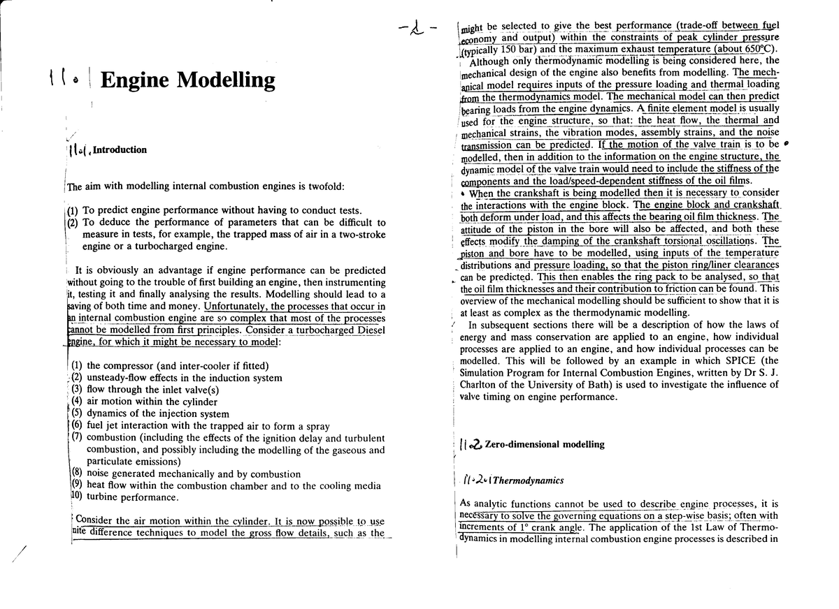 9.Engine Modelling - Best Engine design notes ever; compiled by Eng ...