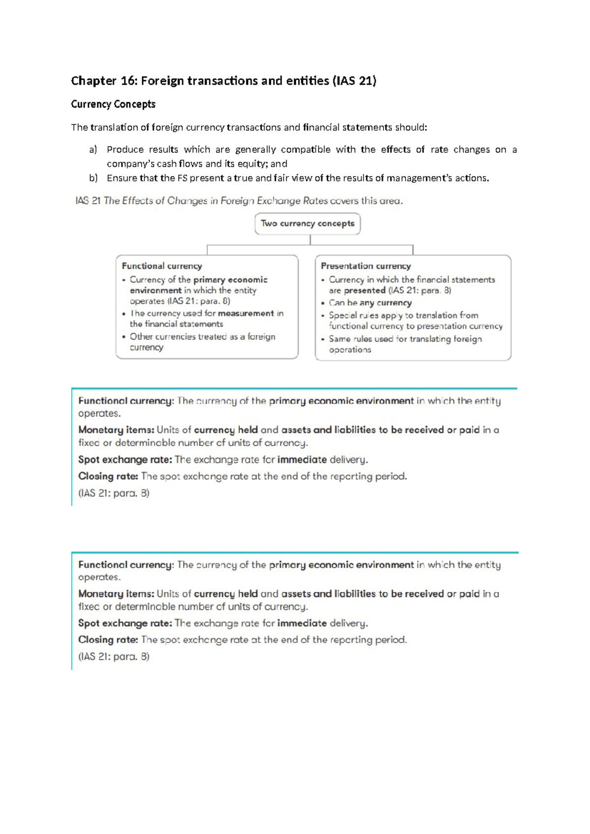 SBR Chapter 16 - Foreign transactions - Chapter 16: Foreign ...