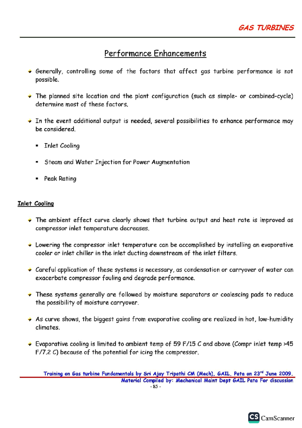 P13 - Gas Turbine - introduction Of Gas Turbine - Studocu