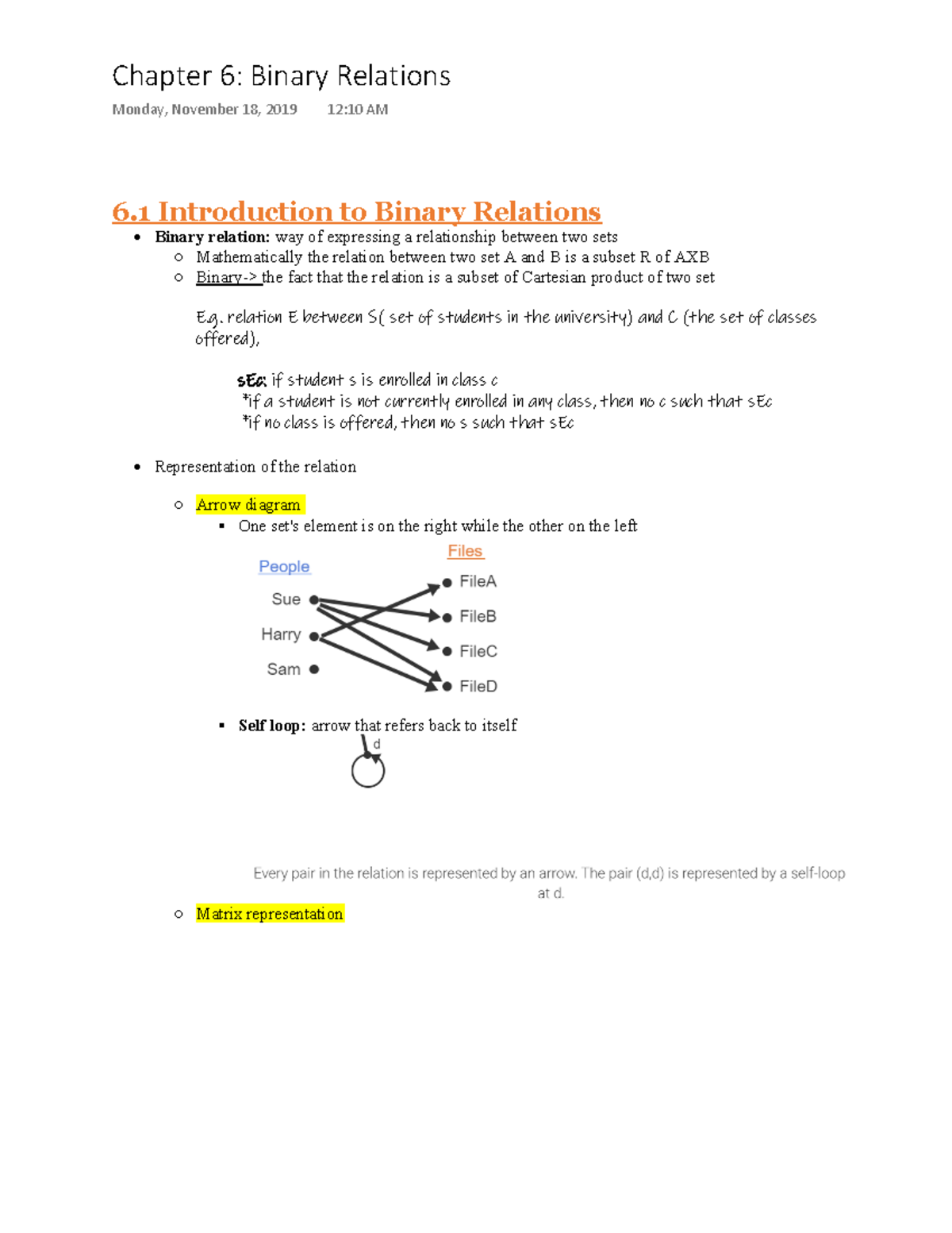 ICS 6B Chapter 6 Binary Relations - Warning: TT: undefined function: 32 - Studocu