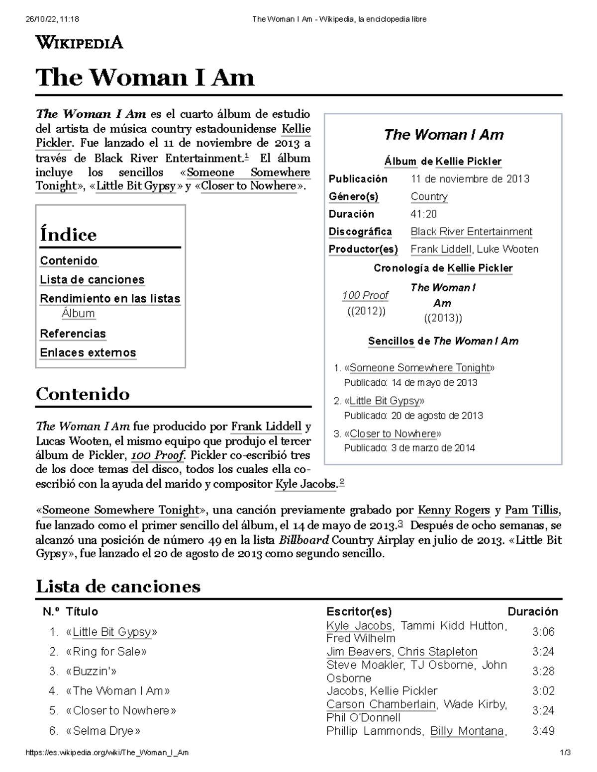 The Woman I Am - Wikipedia, la enciclopedia libre - Deprecated API ...