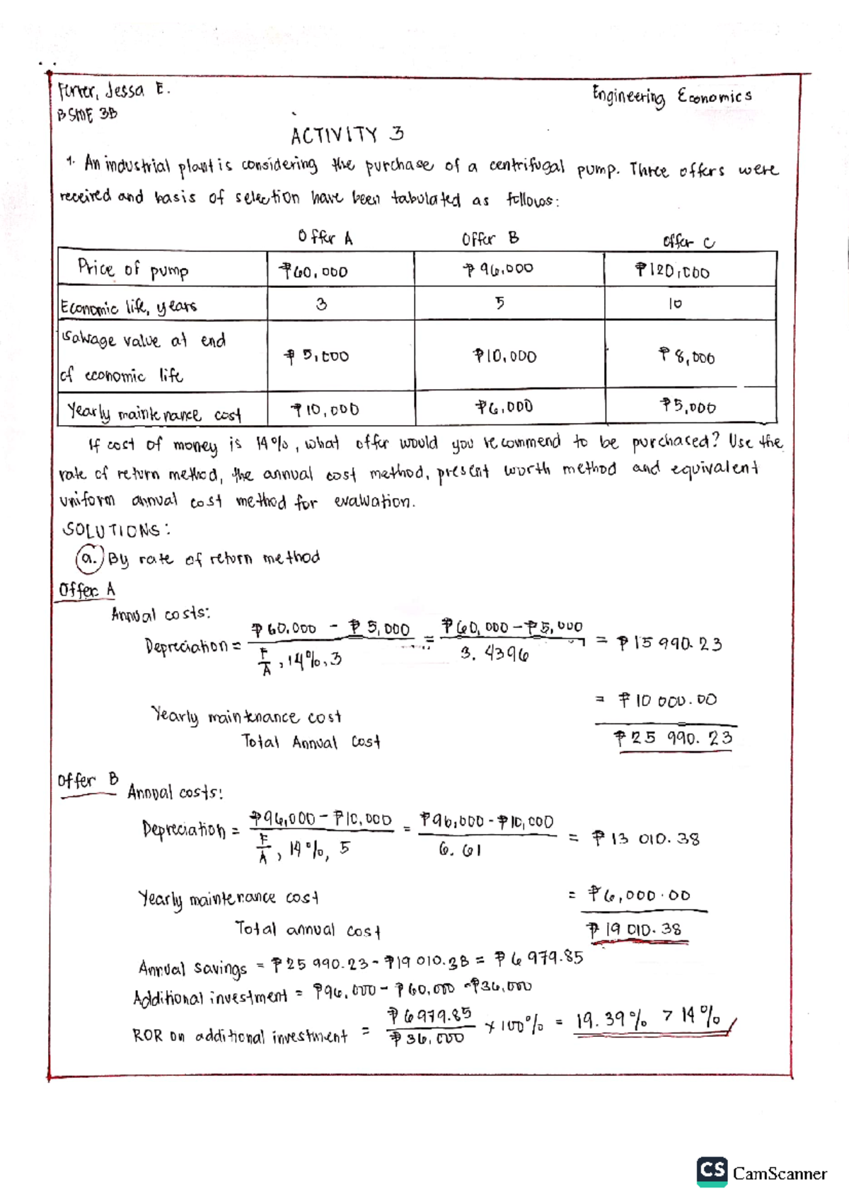 Engineering Economics - Mechanical Engineering - Studocu