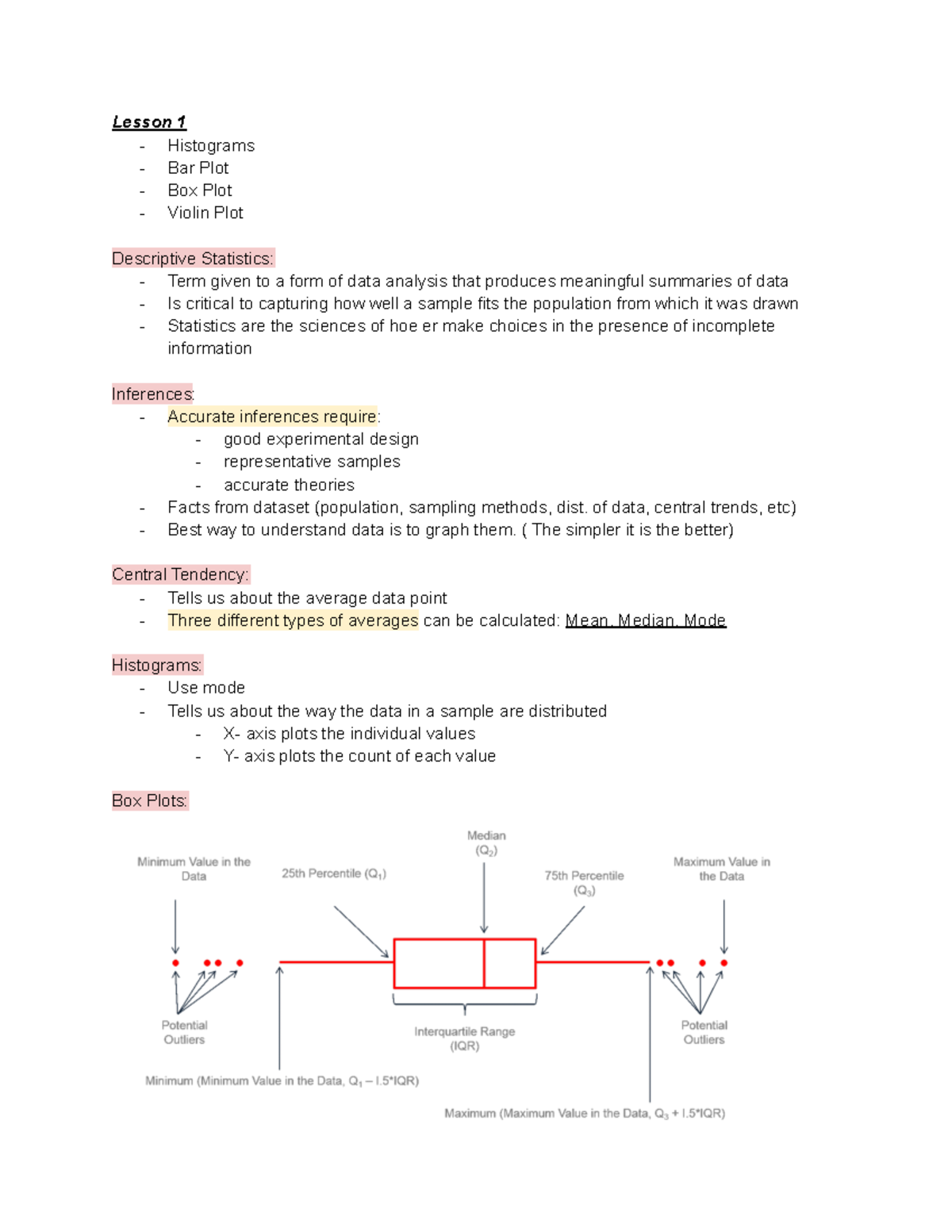 2811 Lesson 1-6 - Prof Erin Heerey - Lesson 1 - Histograms - Bar Plot ...