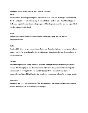 Marbury v. Madison - Case Brief - Marbury V. Madison, 5 U. 137 (1803 ...