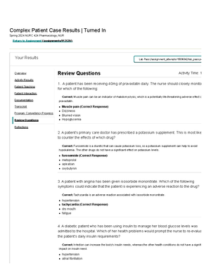 Shadow Health Complex Assessment Unresponsive - Complex Assessment ...