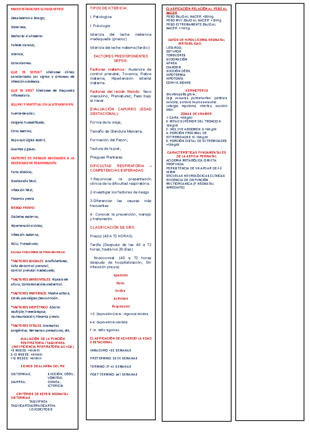 Pediatria - Bshshhshshs - MANIFESTACIONES CLINICA SEPSIS: Decaimiento o ...