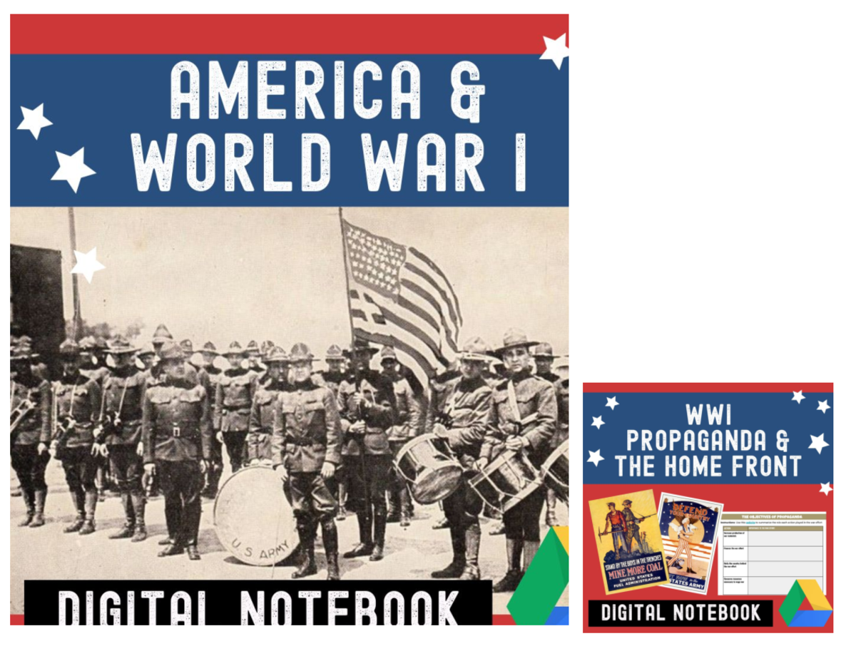 World War I Digital Notebook - What do you thiNk? Instructions: Think ...