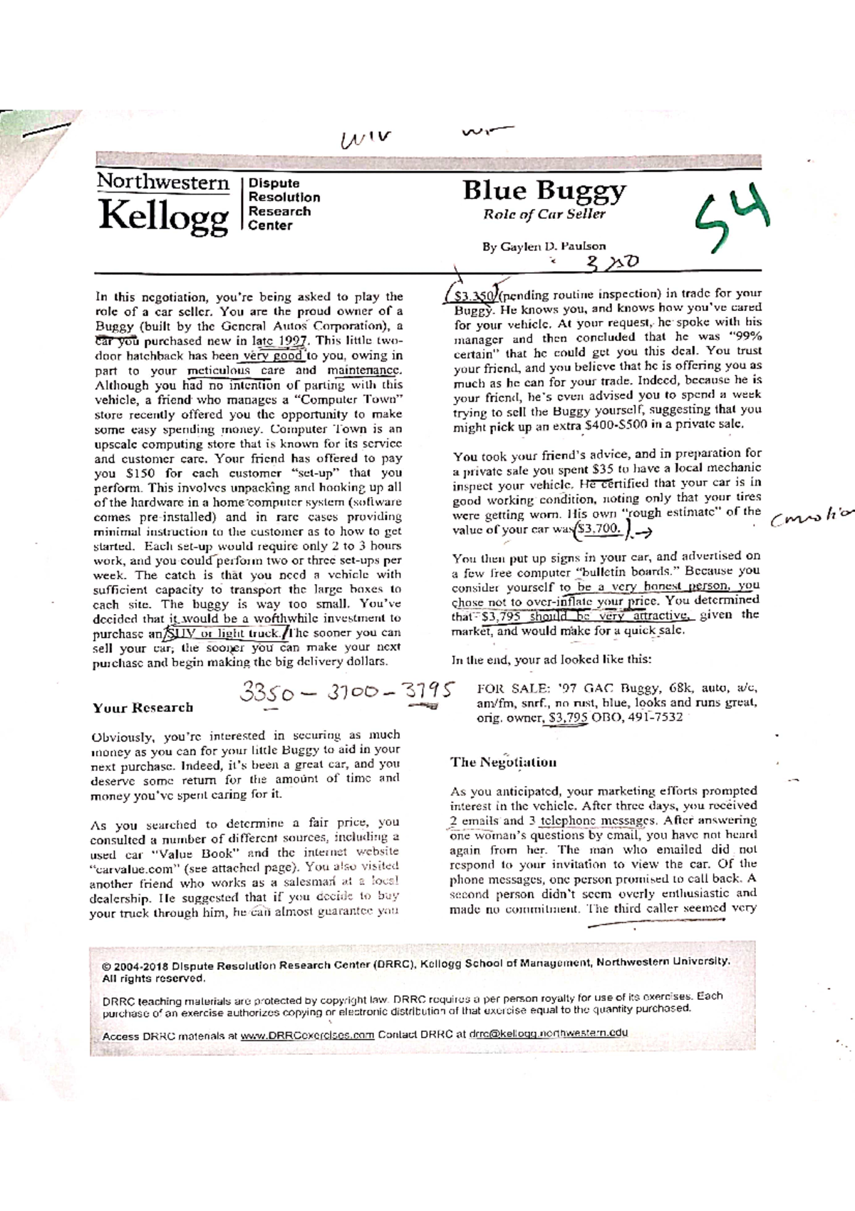 Blue buggy - BUSI 2465 - Studocu