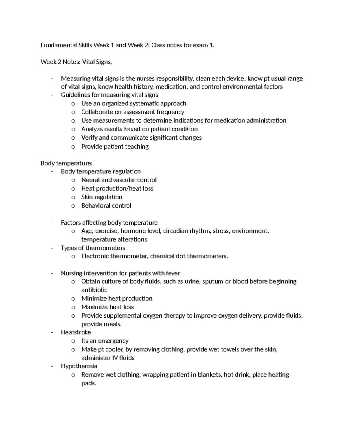 Fundamental Skills Week 1 and Week 2 - Fundamental Skills Week 1 and ...