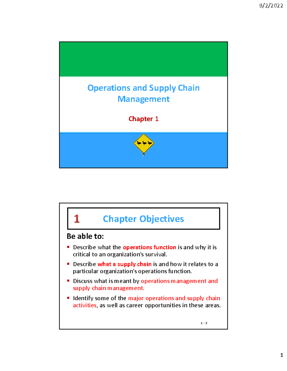 S221. 1 Introduction to Operations and Supply Chain Management ...