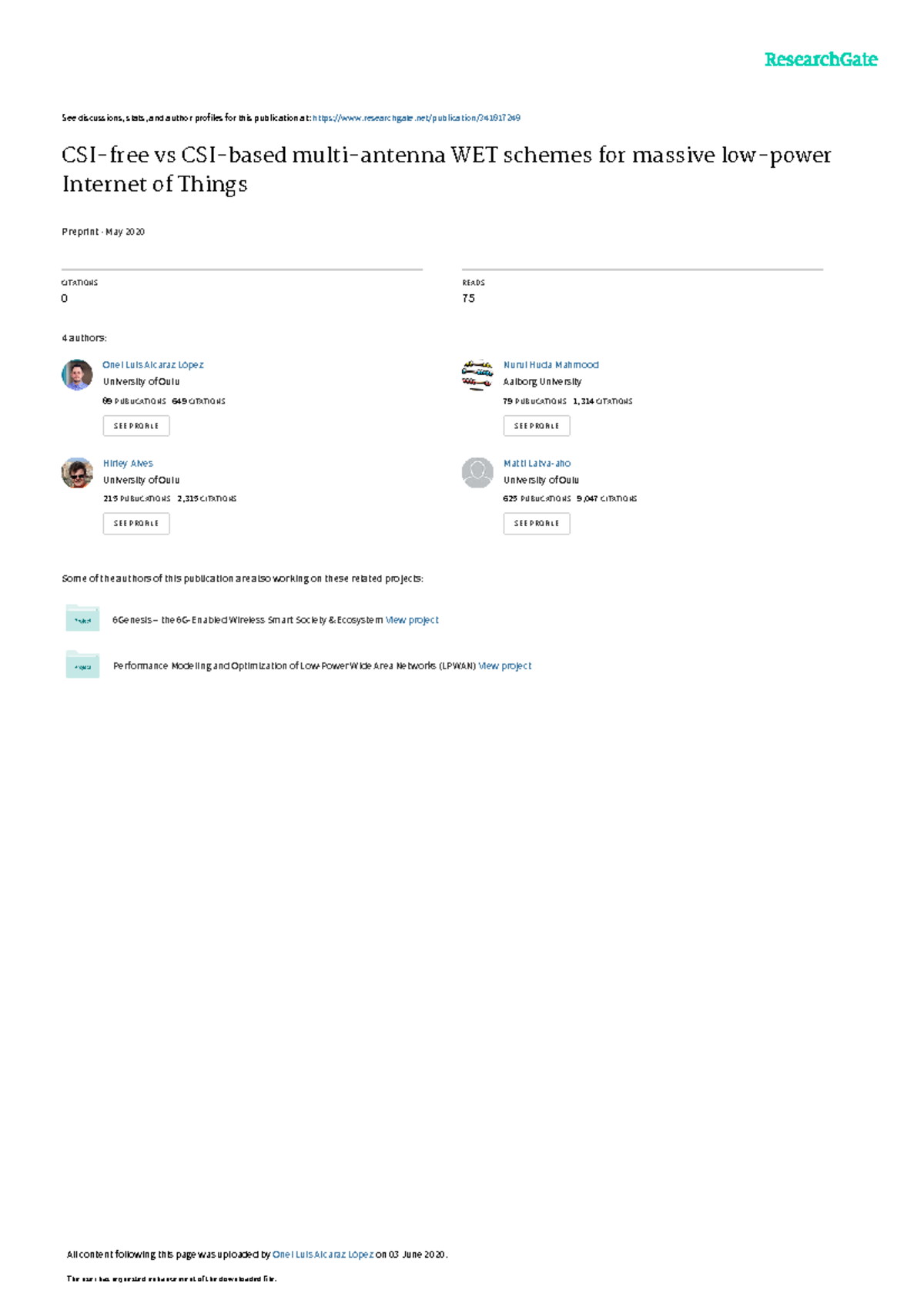 CSI-free vs CSI-based multi-antenna WET schemes fo - See discussions ...