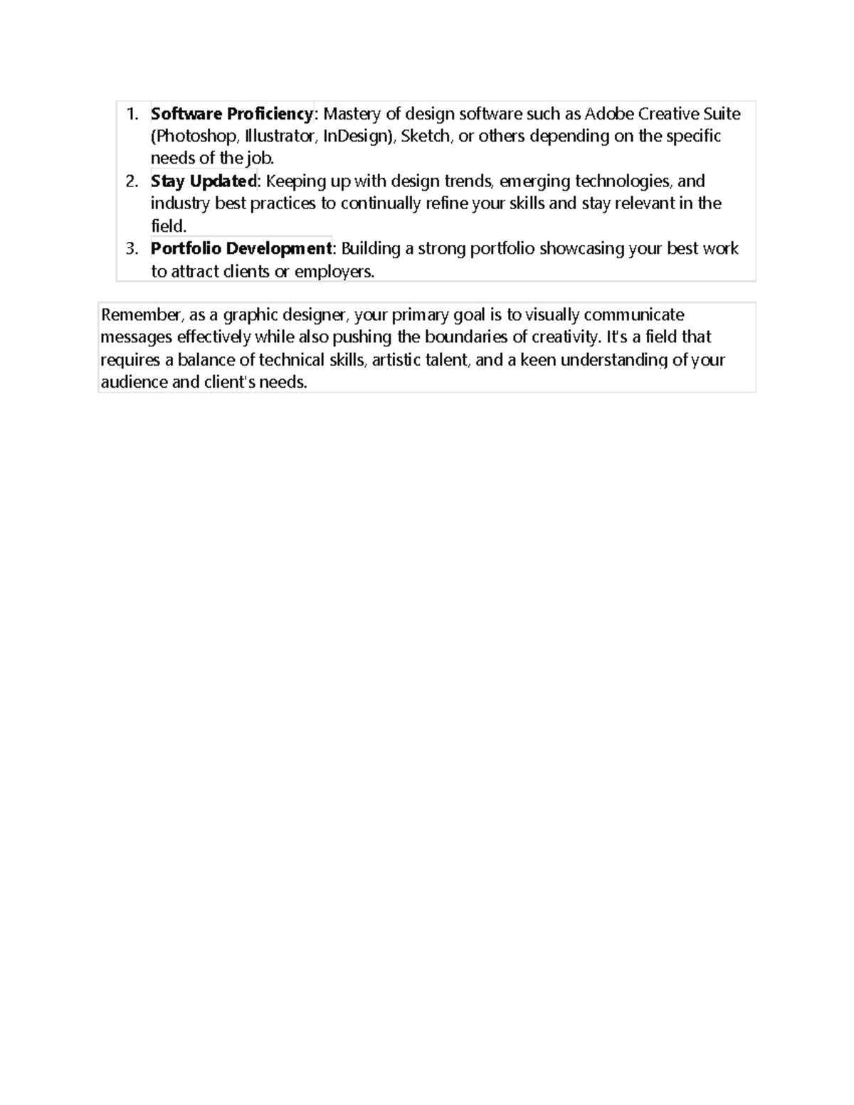 123sdasdsd - Software Proficiency: Mastery of design software such as ...