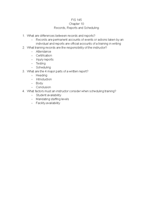 FIS 145 Ch. 7 - Notes - FIS 145 Ch. 7 Karli Breuchel How do instructors ...