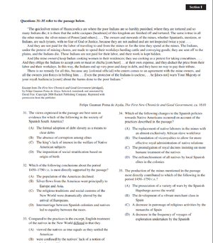 World History Exam 1004 - Section I Questions refer to the passages ...